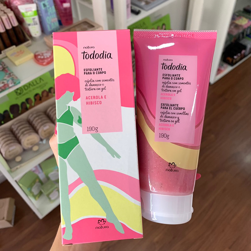 Esfoliante Corporal Natura TodoDia - Acerola e Hibisco | Shopee Brasil