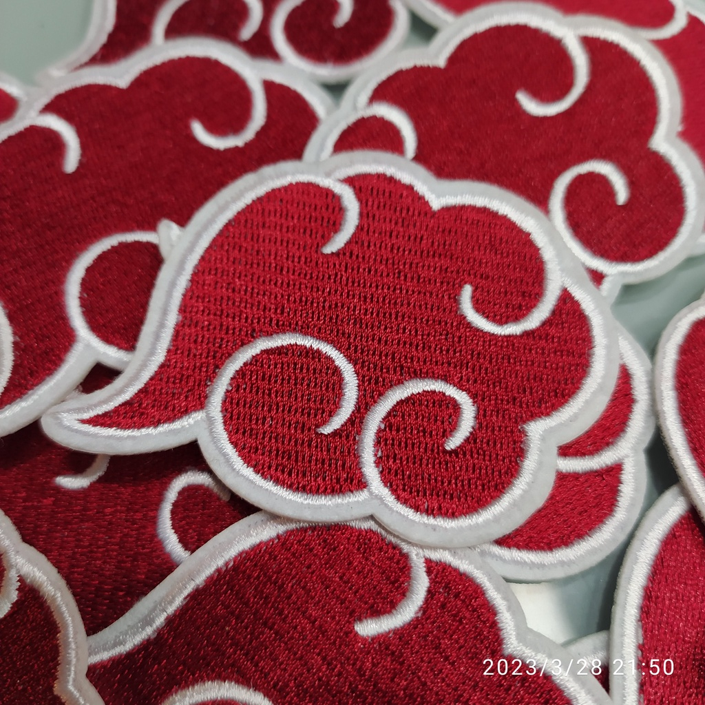 patch bordado termocolante nuvem akatsuki naruto | Shopee Brasil