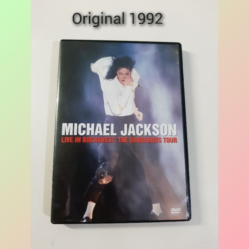 DVD Michael Jackson live in bucharest The Dangerous Tour | Shopee Brasil