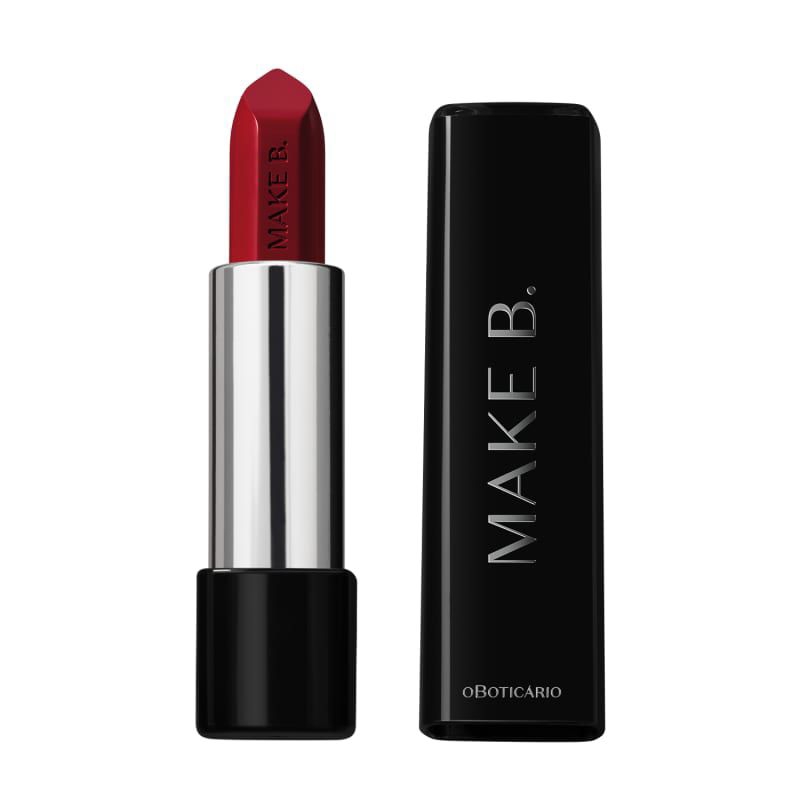 Batom Cremoso Vermelho Revolution Red Make B. 3,6g | Shopee Brasil