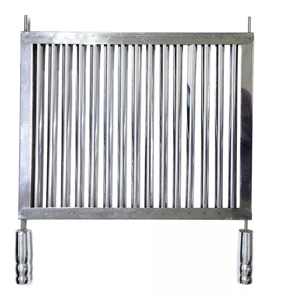 Grelha Uruguaia Inox Parrilla Churrasco 40 50 55 60 65 70cm Largura | Shopee Brasil