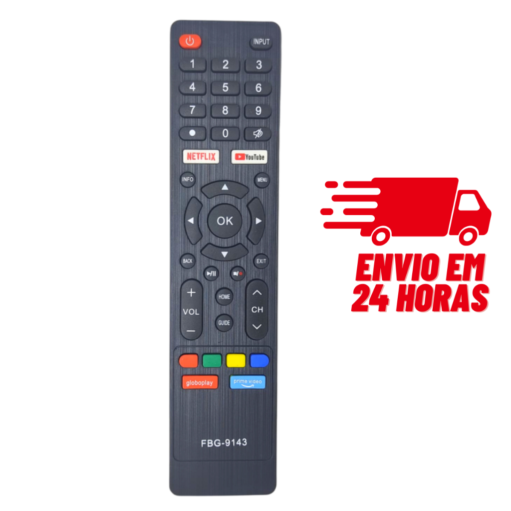 Controle Remoto Smart TV MULTILASER | Shopee Brasil