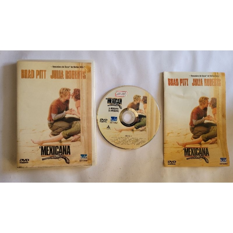 DVD A MEXICANA BRAD PITT E JULIA ROBERTS ORIGINAL COM ENCARTE | Shopee ...