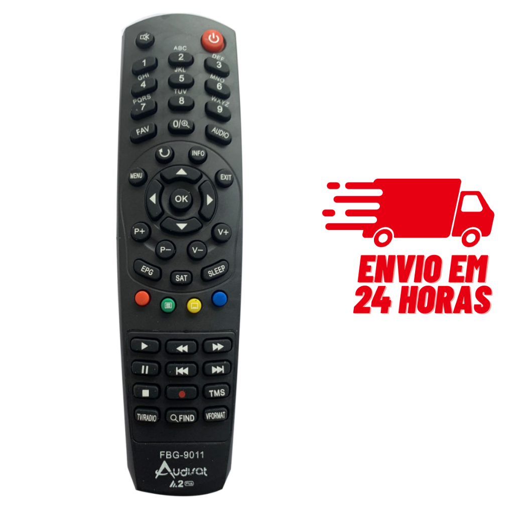 Controle Remoto para Receptor Audisat | Shopee Brasil