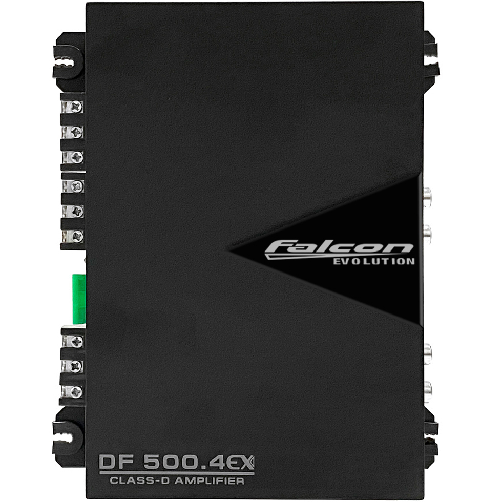 Amplificador Modulo Potencia Falcon Df500.4 500wrms 2/3/4 Canais 500 rms Ideal para Caixa Trio ...