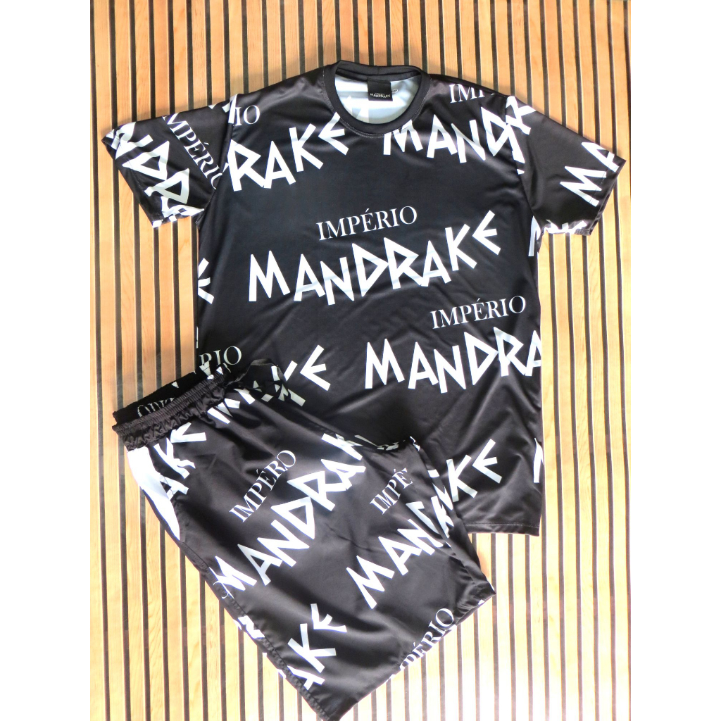 Kit Império Mandrake Cria de Quebrada Favela Camiseta+bermuda | Shopee ...