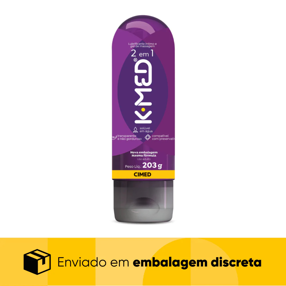 Kmed 2 em 1 Lubrificante Intimo Gel Massagem Homem e Mulher - 203g - K ...