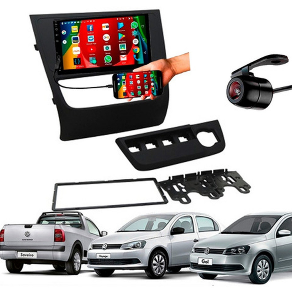 Central Multimidia Mp5 Espelhamento Gol Saveiro Voyage G6 | Shopee Brasil