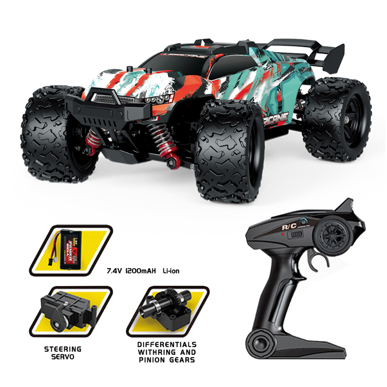 Carro de Controle Remoto RC hs 18322 HURRICANE 1/18 2.4g 4wd 36km/h ...