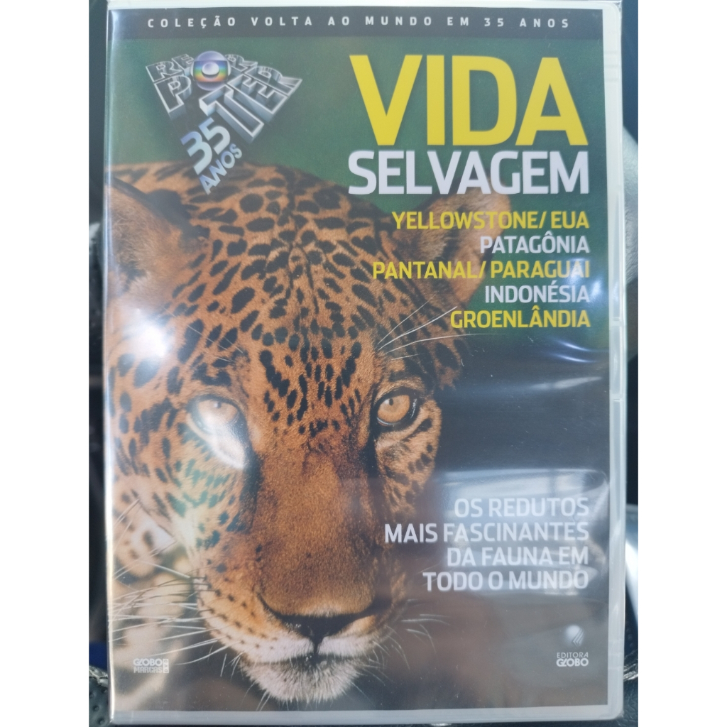 dvd Globo repórter 35 anos - vida selvagem original novo lacrado ...