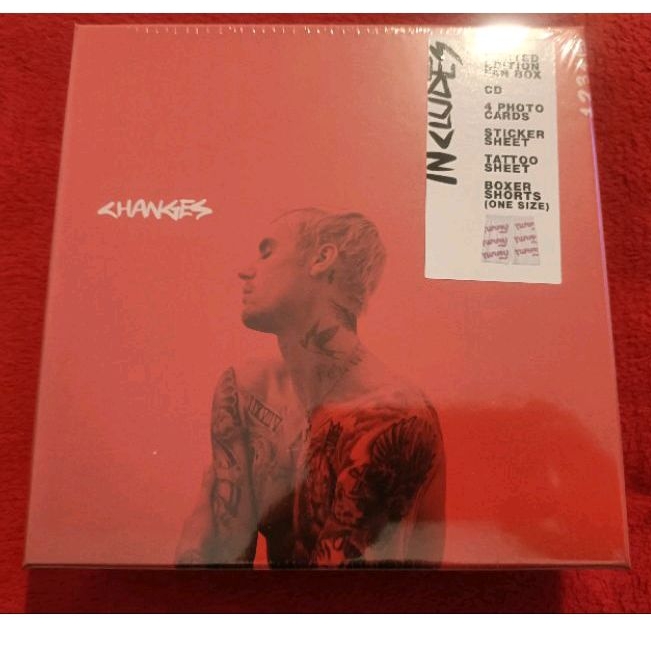 Justin Bieber Box CD Changes Limited Edition | Shopee Brasil