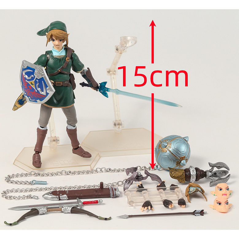 Link The Legend Of Zelda Twilight Princess Figma Bootleg | Shopee Brasil
