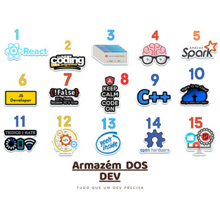Adesivo Programação Dev Hacker Geek Programador 2 | Shopee Brasil