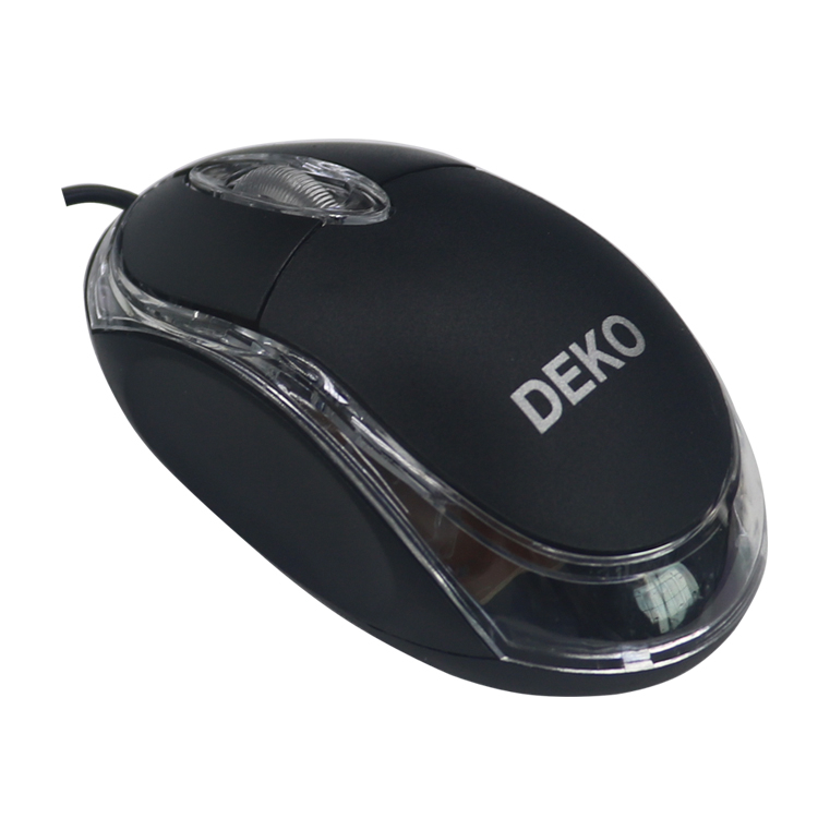 MOUSE OPTICO PRETO USB DEKO RL-M01 - UNIDADE | Shopee Brasil