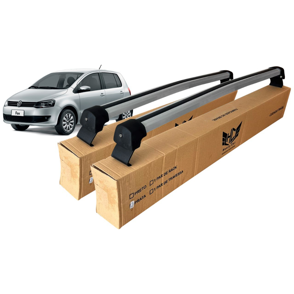Rack de Teto Volkswagen Fox 2012 a 2019 Bagageiro Heavy Car | Shopee Brasil