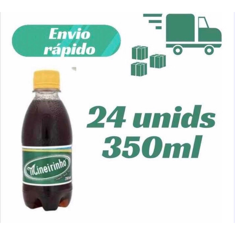 Kit com 24 Unidades Mineirinho 350mh Refrigerante Pet | Shopee Brasil