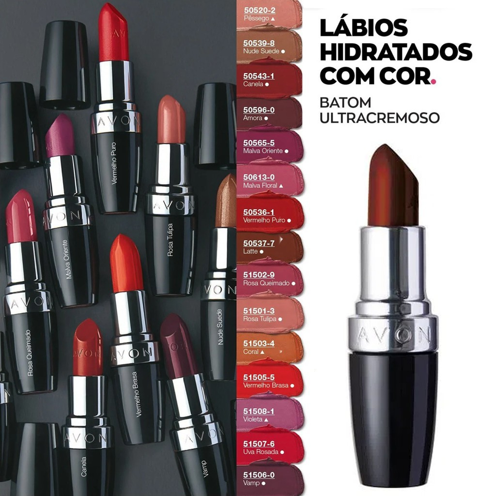 Batom Ultracremoso FPS 15 Avon 3,6g | Shopee Brasil