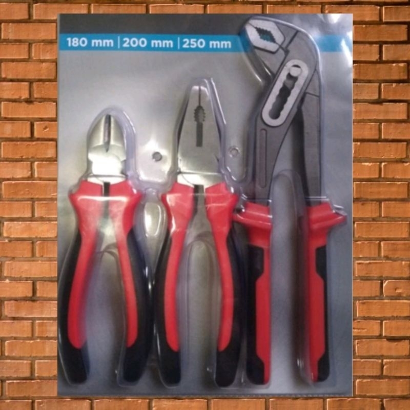 Kit de ferramentas 3 alicates/ Alicate Universal 200 mm/ Alicate Corte ...
