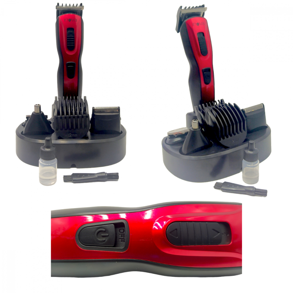 Barbeador e aparador elétrico Inova | Shopee Brasil