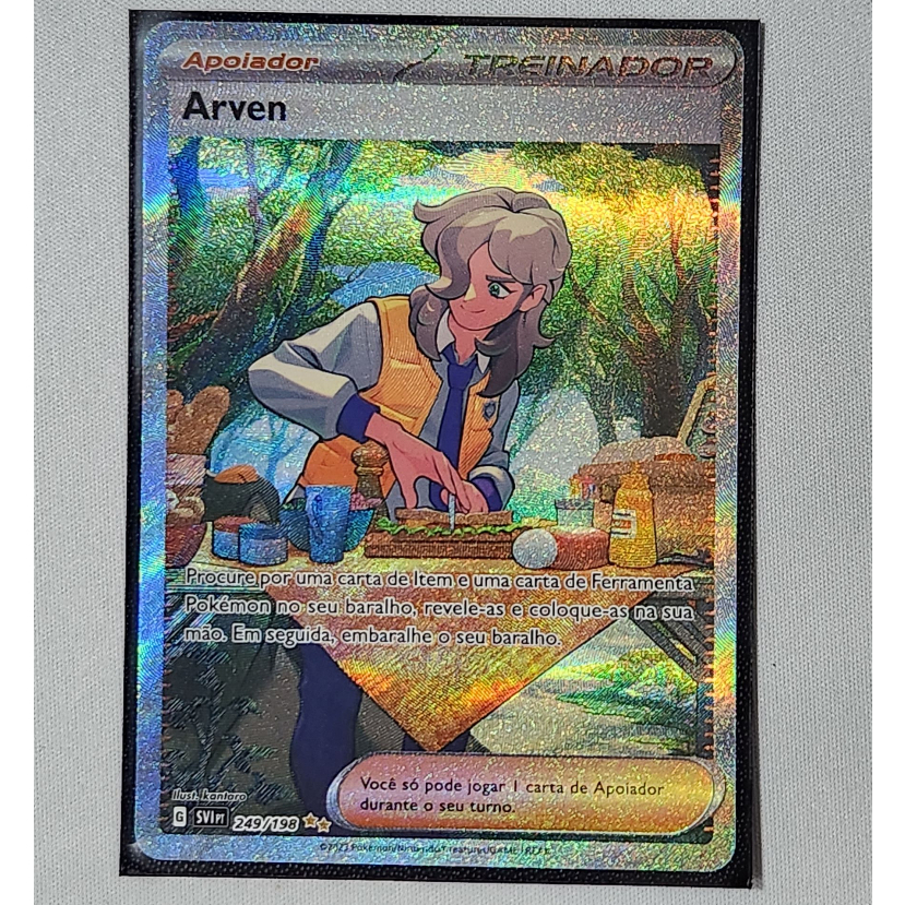 Carta Pokemon Arven (249/198) EV01 | Shopee Brasil