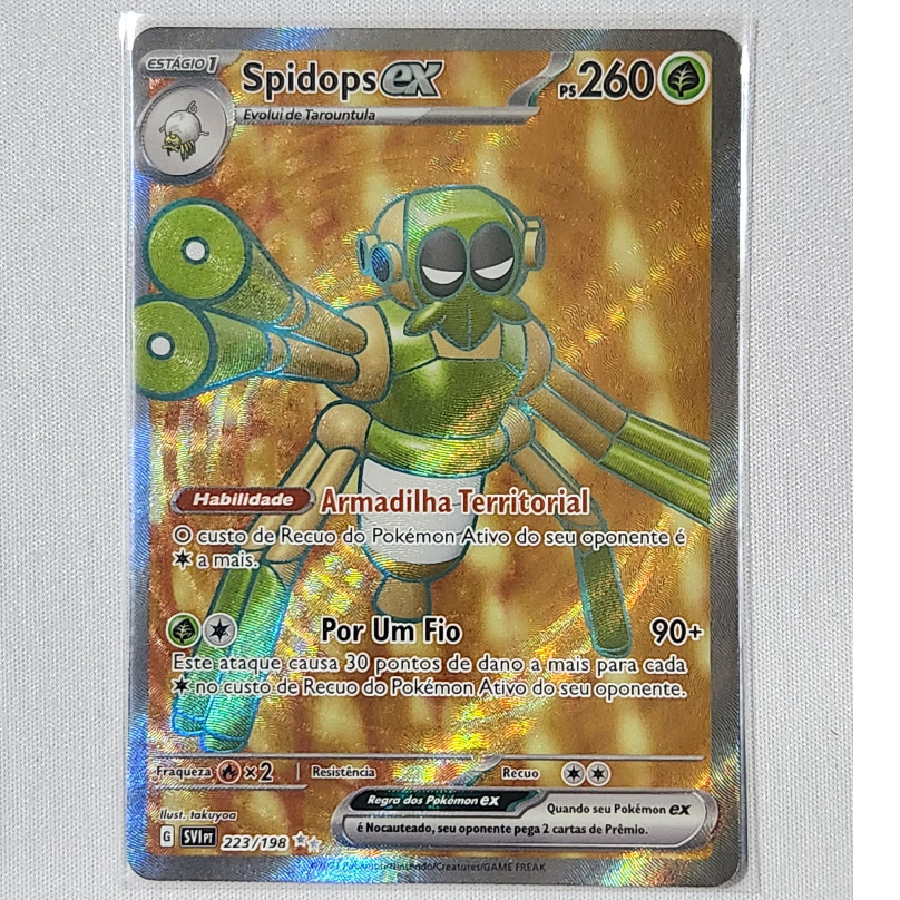 Carta Pokemon Spidops ex (223/198) EV01 | Shopee Brasil
