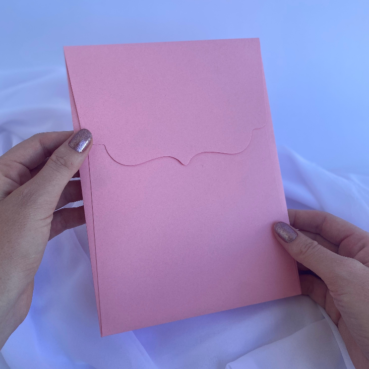 Envelope Rosa 15x21 180g vertical - para casamento, formaturas - 20 ...