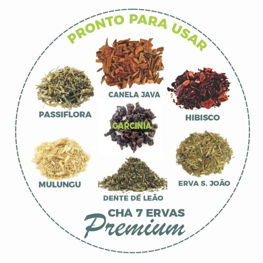 Chá Secreto | 7 ervas 200g, 100% Natural Com Dente de Leão | Shopee Brasil