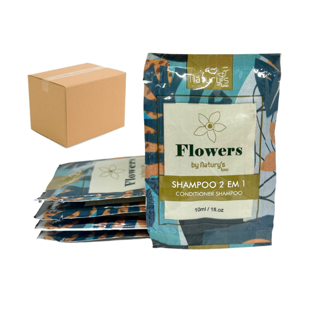 Kit 100 Shampoo 2 Em 1 Sachê 10ml Hotel Motel Pousada Barato | Shopee ...