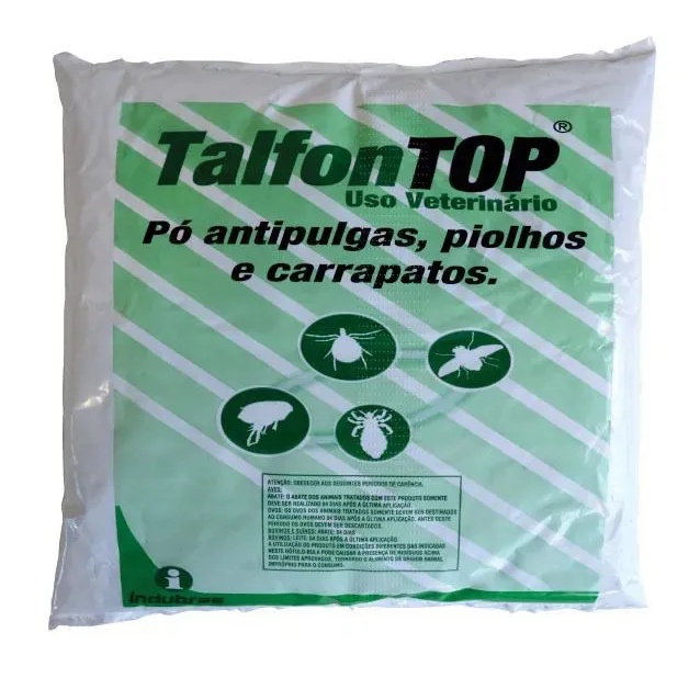 Talfon Top Talco Pó Antipulga Carrapato Piolho 100g | Shopee Brasil
