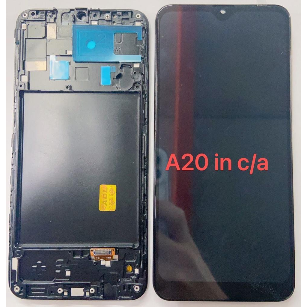 Frontal Tela Display Touch A20 A205 INCELL com aro | Shopee Brasil