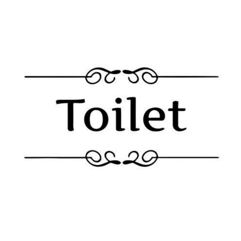 Adesivo para banheiro Toilet Estilizado | Shopee Brasil
