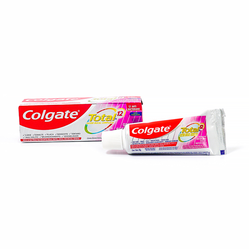 Mini Creme Dental Colgate Total 12 | Colgate | 6 unidades | Shopee Brasil