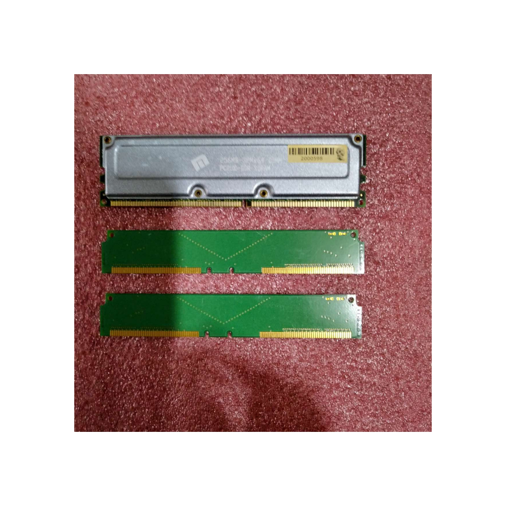 Memória Rambus 256 MB + 2 CRIMM | Shopee Brasil