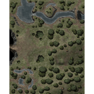 Playmat Mapa de Batalha RPG Floresta dungeon and dragons | Shopee Brasil