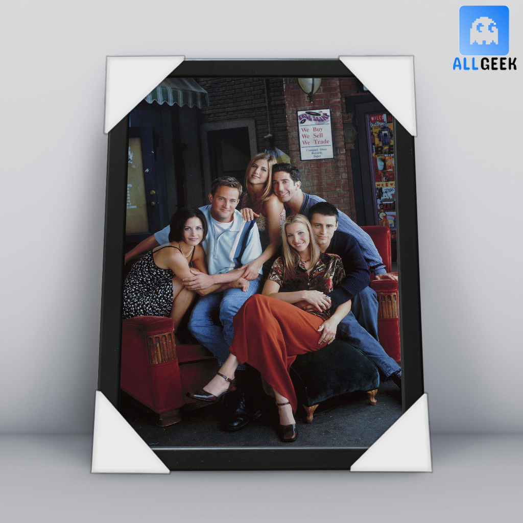 Quadro Decorativo Com Moldura Série Friends | Shopee Brasil