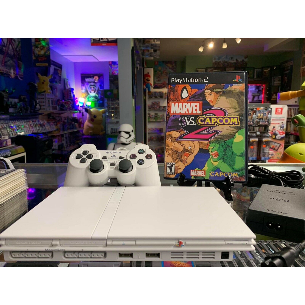 Playstation 2 Slim Branco Original | Shopee Brasil
