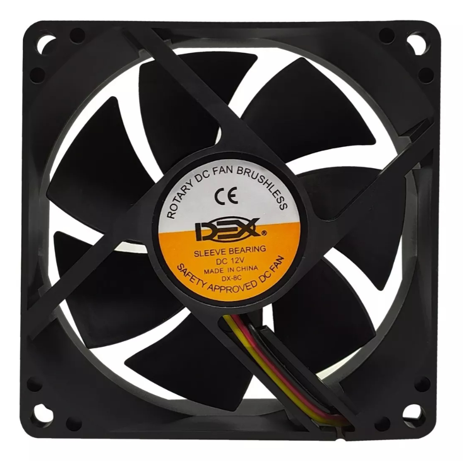 Cooler Fan 80x80x25 Micro Ventilador 12v 80mm | Shopee Brasil