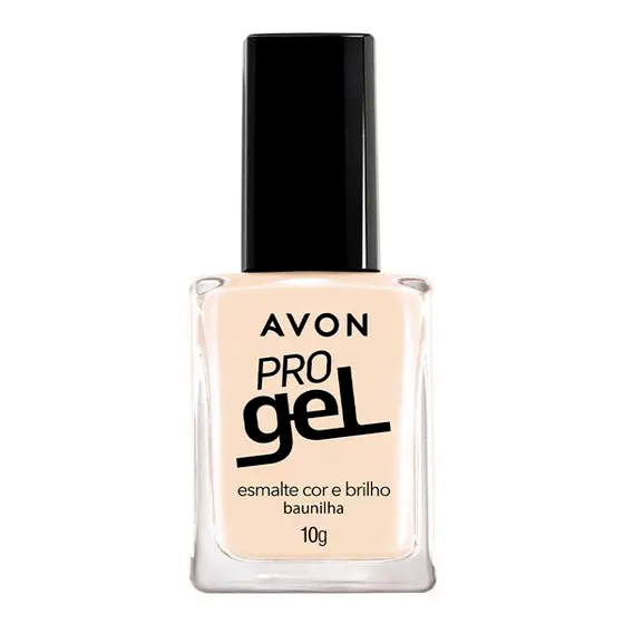 Esmalte Avon Pro Gel Esmalte Cor e Brilho 10 ml Val-05/2025 Baunilha ...
