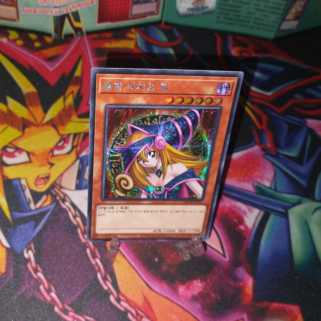 Yugioh - Pequena Maga Negra/Dark Magician Girl - 15ax-krm01 (secret Rare) | Shopee Brasil