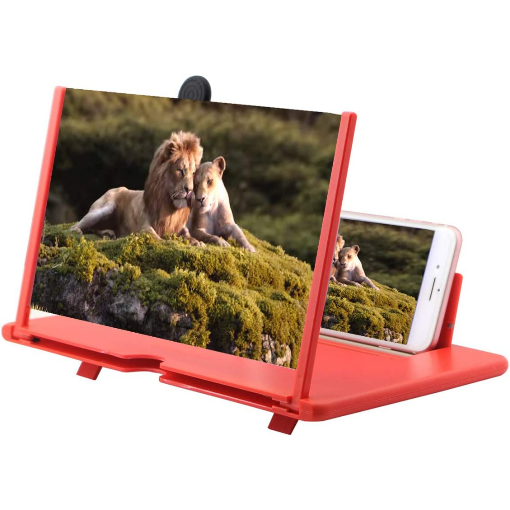 Ampliadora Lente De Aumento Tela 3d Suporte Tablet Zoom Celular 12 ...