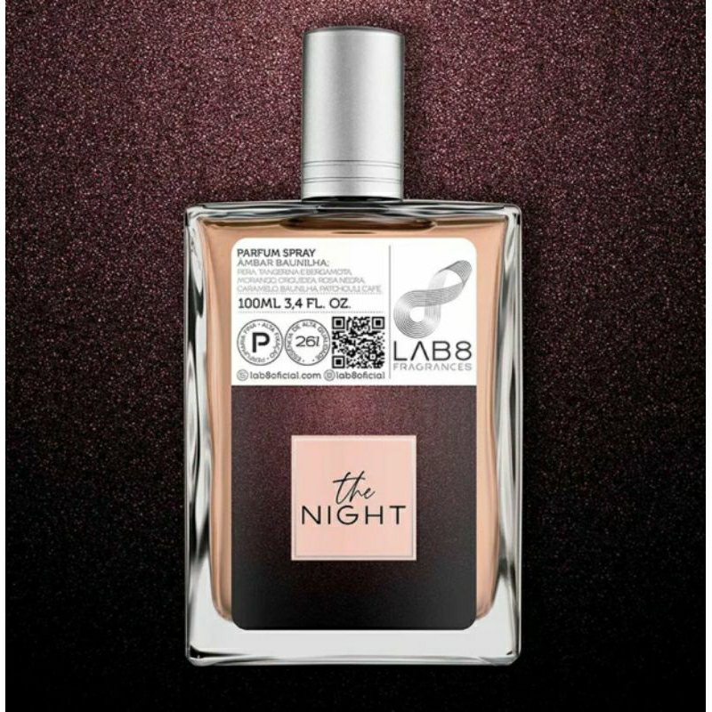 Perfume The Night - Lab 8 100ml | Shopee Brasil
