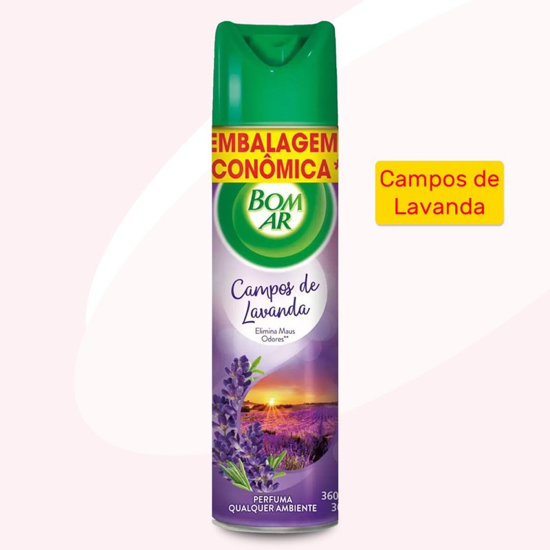 bom air aerosol aromatizador lavanda air wick 360ml | Shopee Brasil