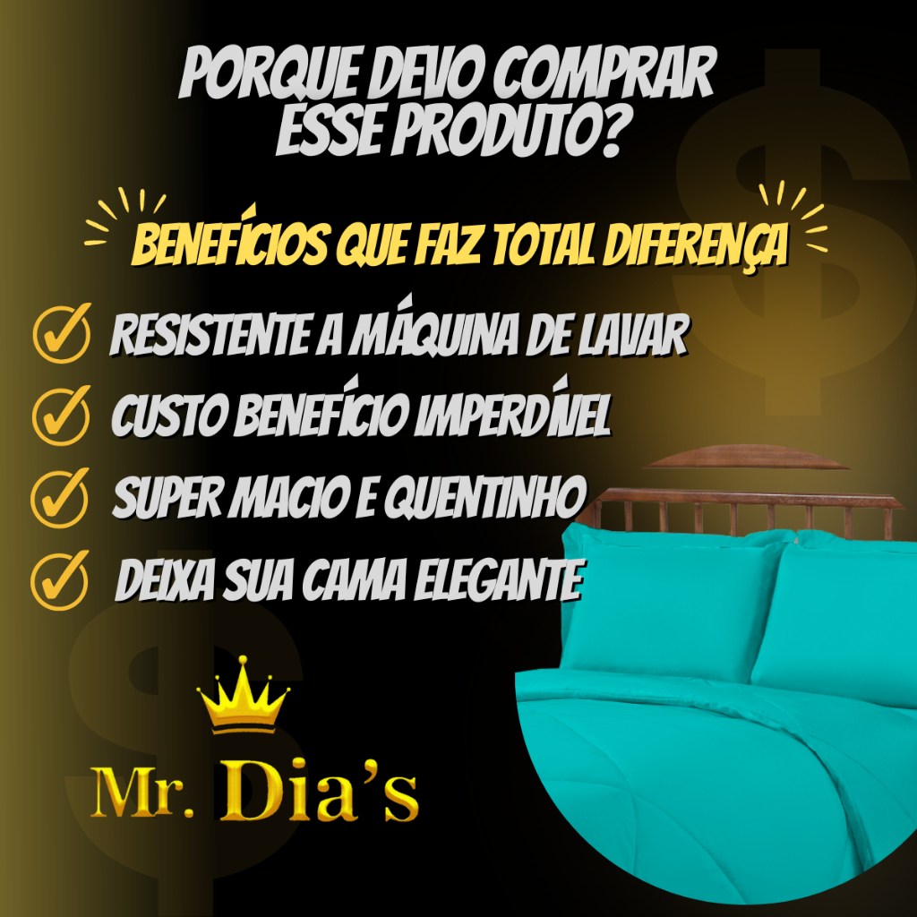 Kit Edredom Casal Queen Margarida 3 Peças Kit Com Fronhas Cobre Leito ...