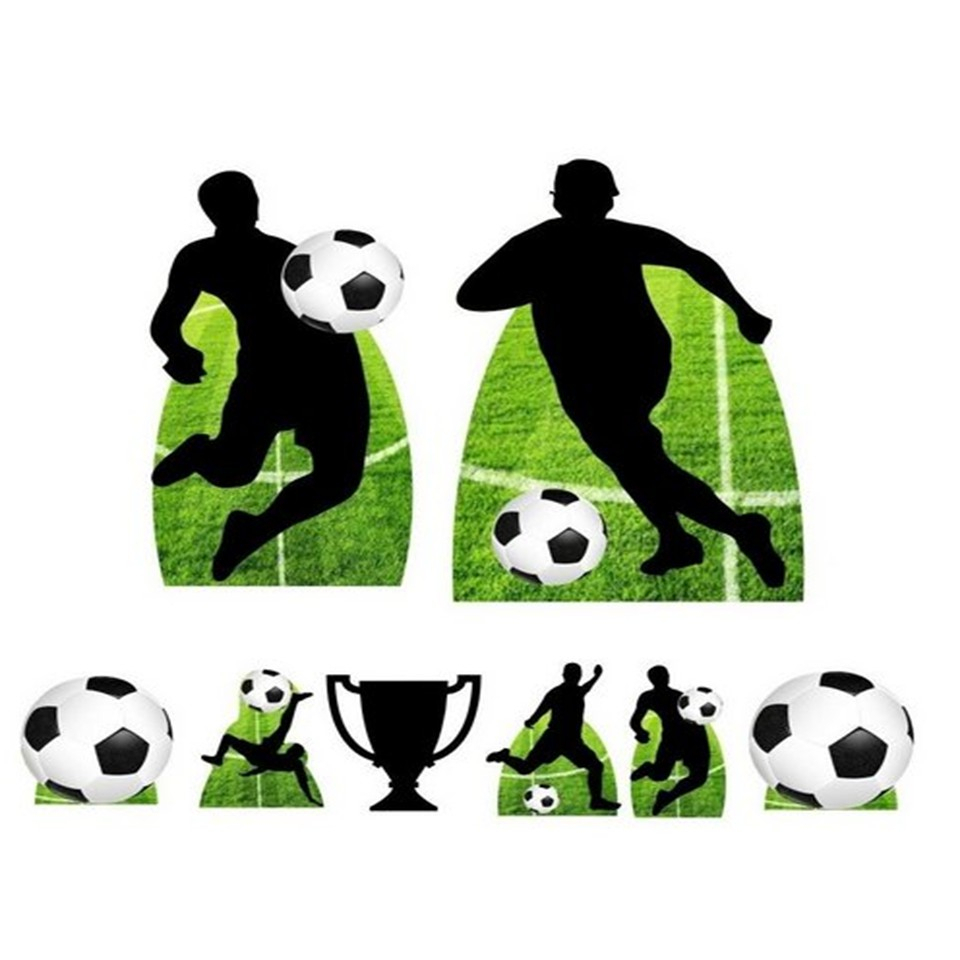 Kit Display de mesa - Tema Futebol 20cm 8 pças | Shopee Brasil