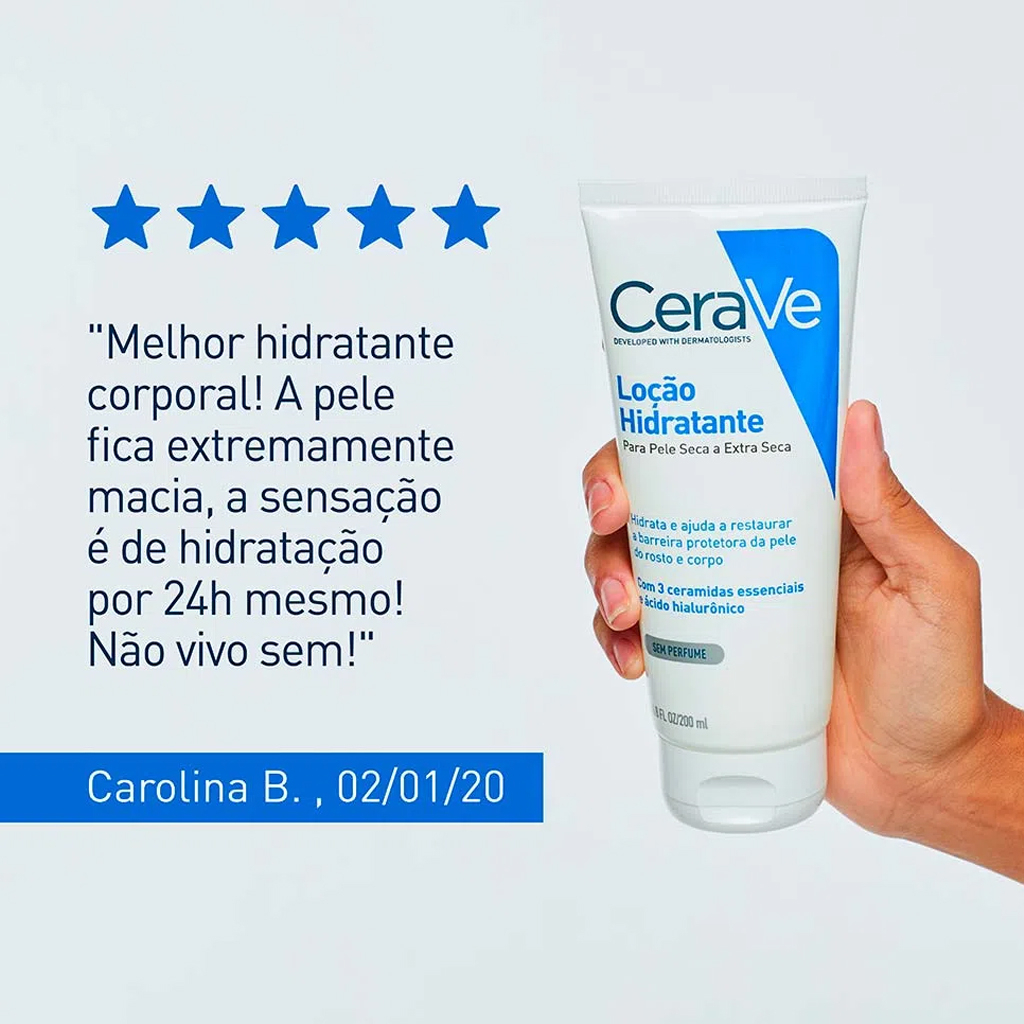 Loção Corporal Hidratante CeraVe - 200ml | Shopee Brasil