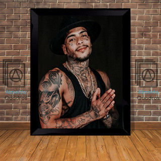 Quadro Placa Decorativa Mc Kevin - Moldura C/Vidro | Shopee Brasil