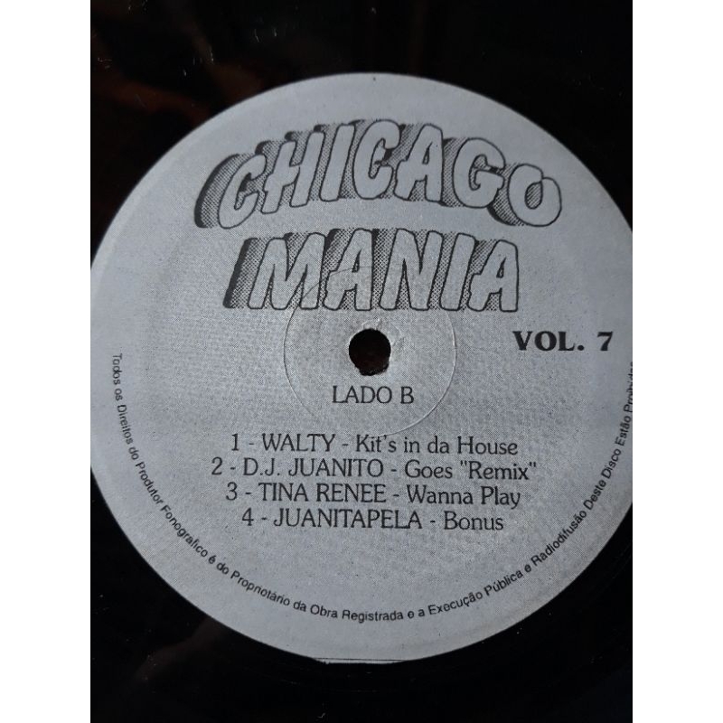 LP Dance Chicago Mania vol 7 ----- DJ TRAJIC | Shopee Brasil