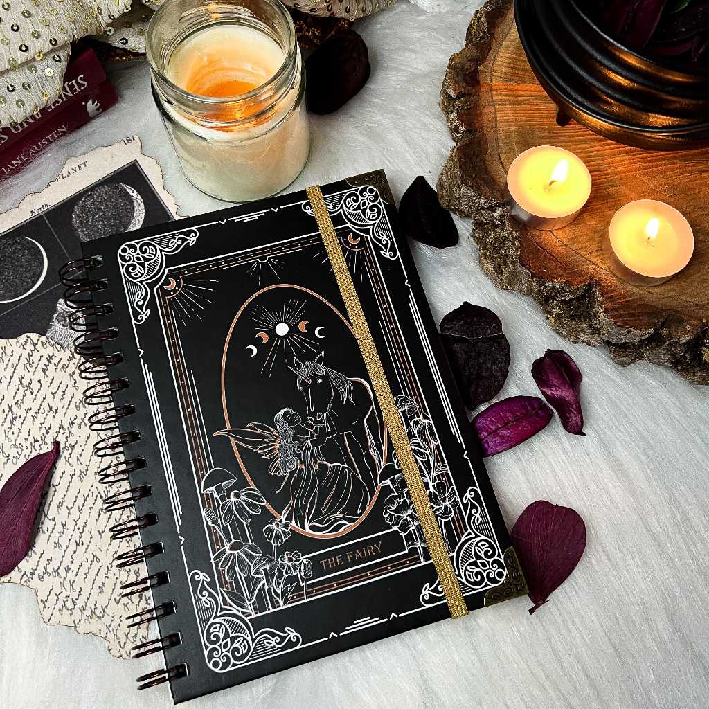 Caderno artesanal A5 80 folhas - Fada | Shopee Brasil