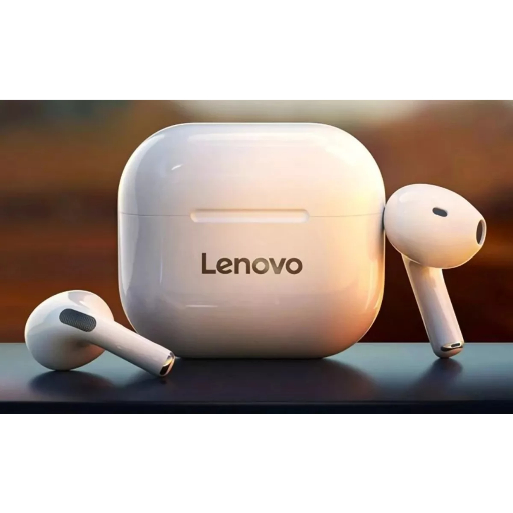 Fone de ouvido in-ear sem fio Lenovo LivePods LP40 Branco | Shopee Brasil