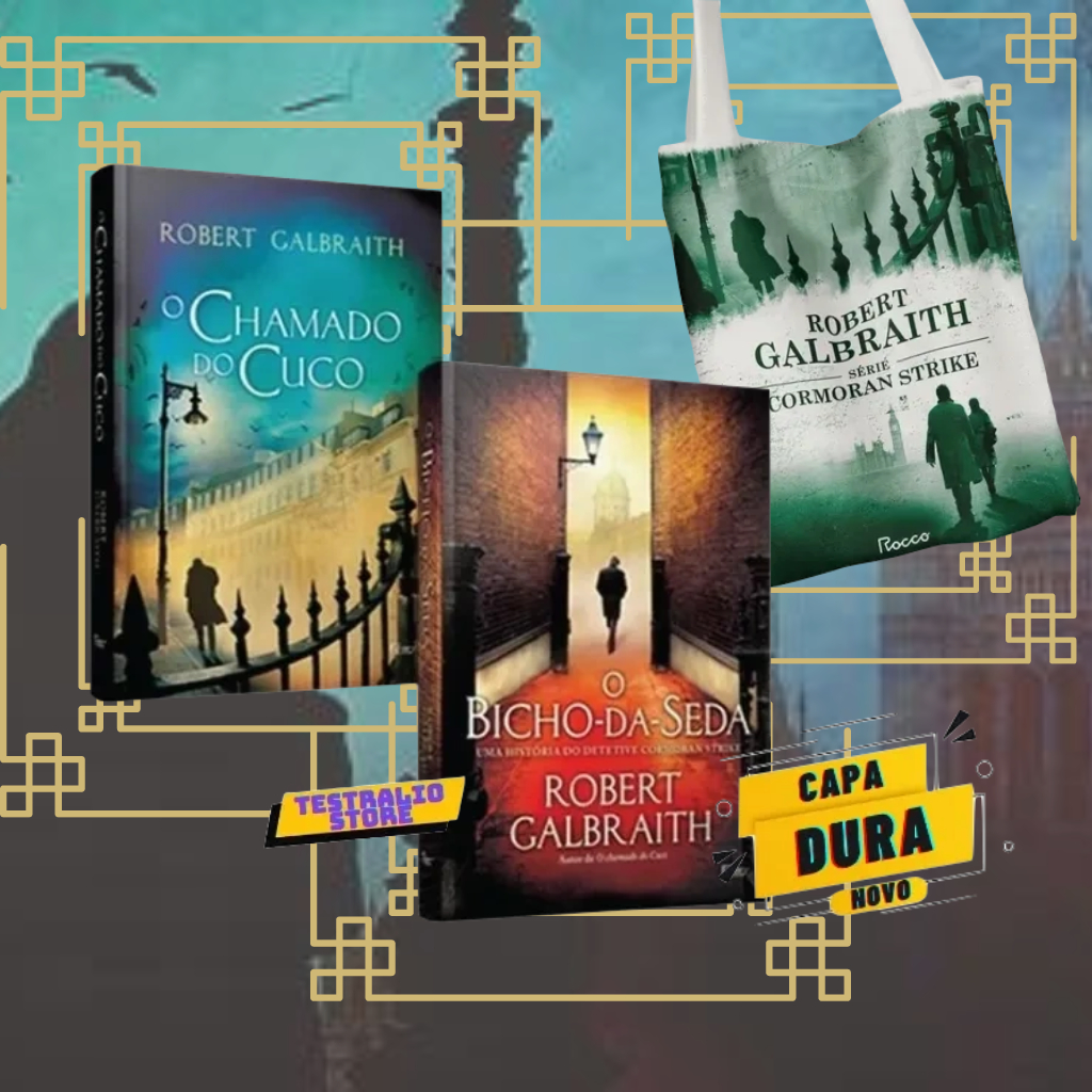 O Chamado do Cuco e o Bicho da Seda + Ecobag - Robert Galbraith - Novo/Lacrado/Capa Dura ...